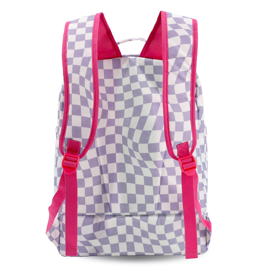 Packmate 2 in 1 Backpack With Built-in Lunch Bag in Icon Checkers ...